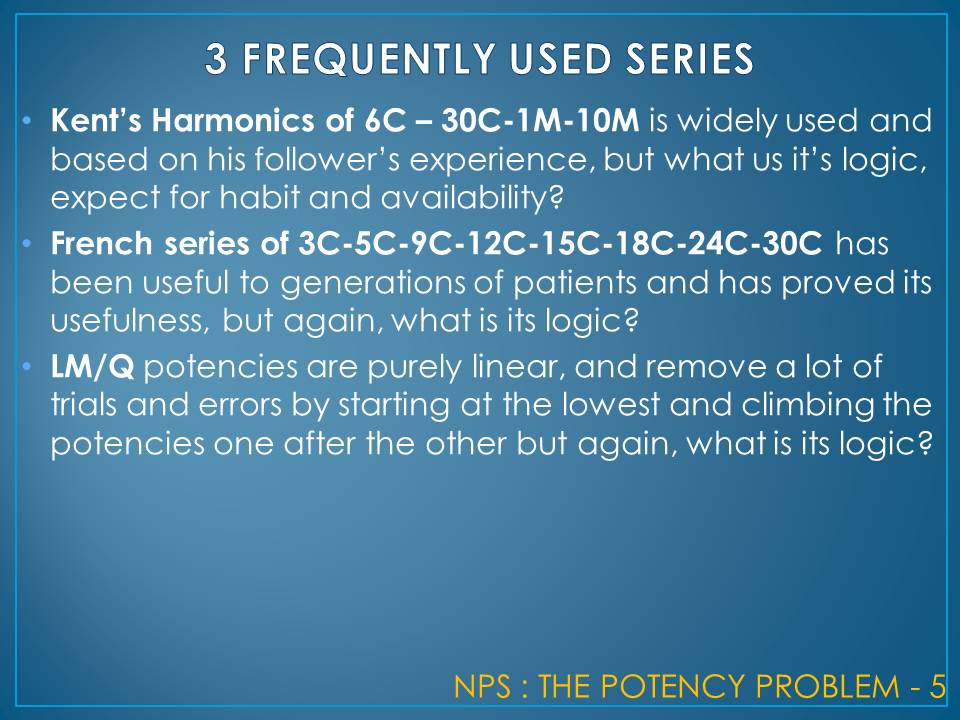 Nigam Potency Scale